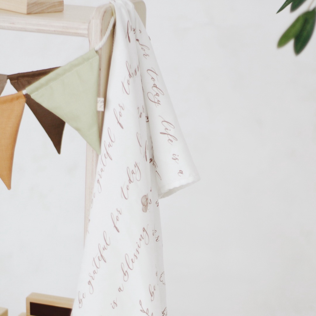 Jual Lettering and Life Multipurpose Cloth with Calligraphy - Kain ...