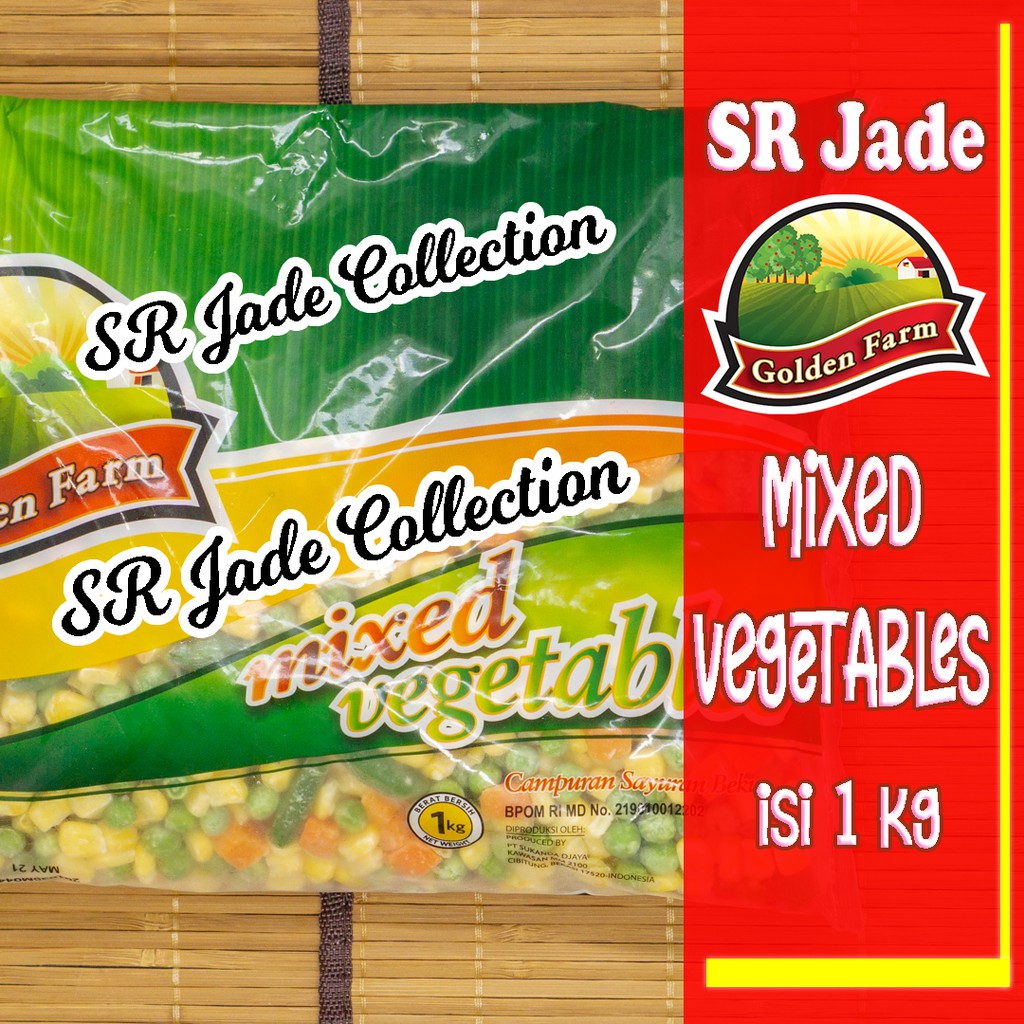 Jual Golden Farm Mixed Vegetables 1 Kg /Mix Vegetable/Sayuran Beku ...