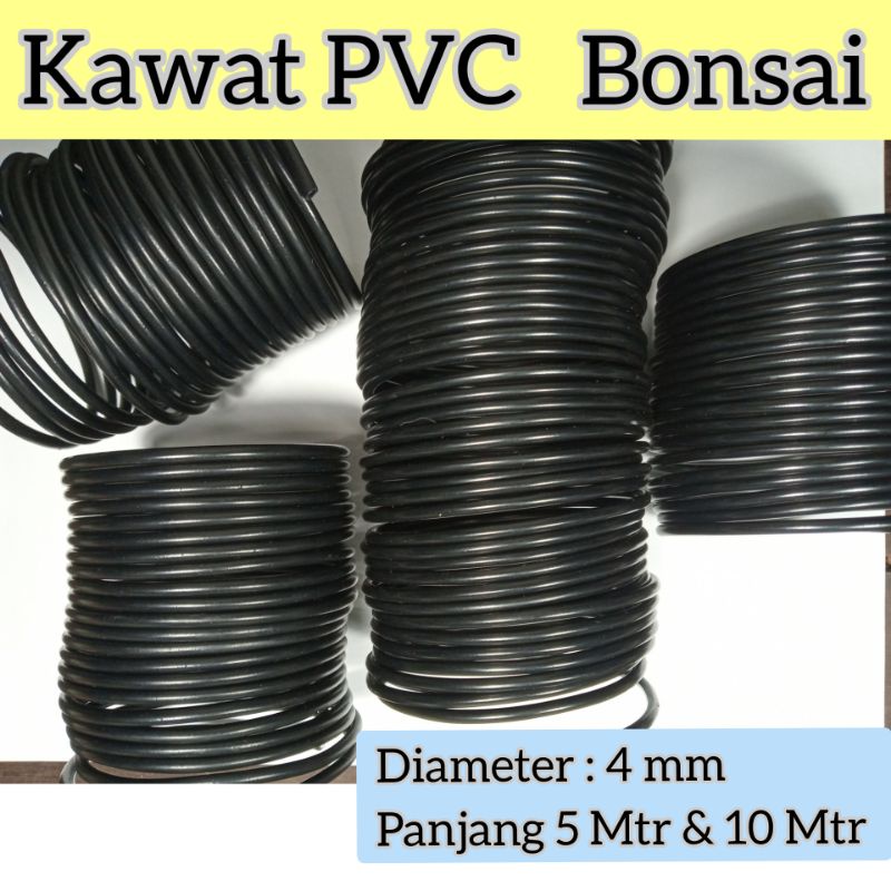 Jual Tali Kawat PVC anti karat 10Mtr/Tebal: 4,11mm kapal jemuran ...