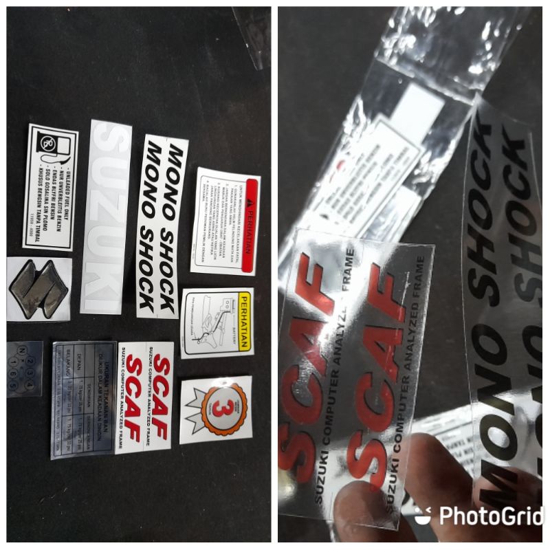 Jual sticker rangka satria hiu,satria agresif,satria malaysia | Shopee ...