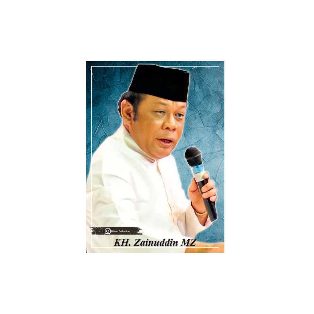 Jual POSTER KH. ZAINUDDIN MZ UK.A3+ SUDAH DI LAMINATING | Shopee Indonesia