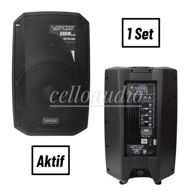 Jual Original Speaker Aktif 15 Inch Verse Zlx 15a Active Speaker