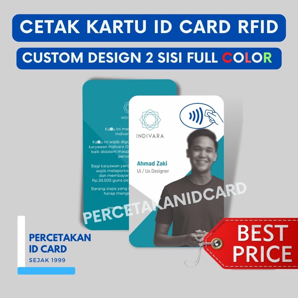 Jual CETAK ID CARD RFID / CETAK KARTU RFID / CETAK KARTU ACCESS | Shopee Indonesia