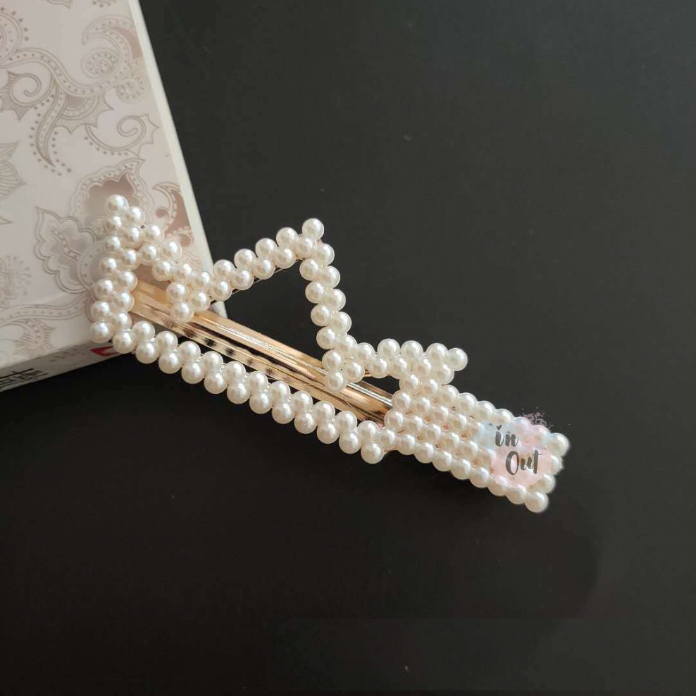 Jual 6 Varian Jepit Rambut Mutiara tip top Korea Wanita / jepit rambut ...
