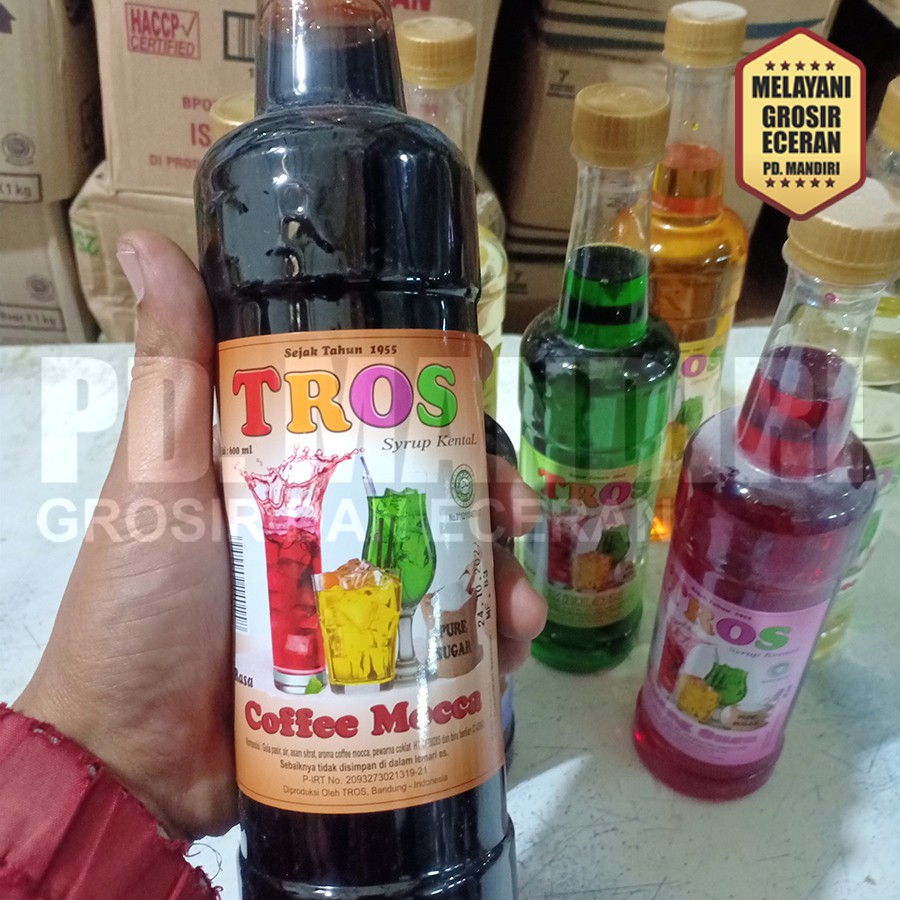 Jual TROS COFFEE MOCCA SIRUP KENTAL 600 ML | Shopee Indonesia