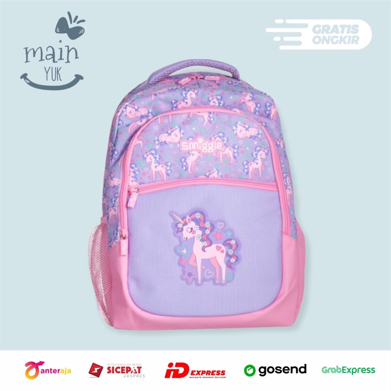 Jual Mainyuk - Smiggle Jump Classic Backpack Lilac Unicorn Ransel Anak Smiggle Unicorn Junior ...
