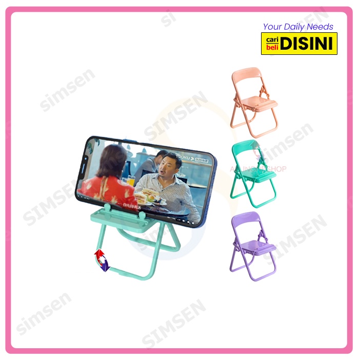 Jual STAND HOLDER HP MACARON MODEL KURSI / KURSI HP MACARON / KURSI HP ...