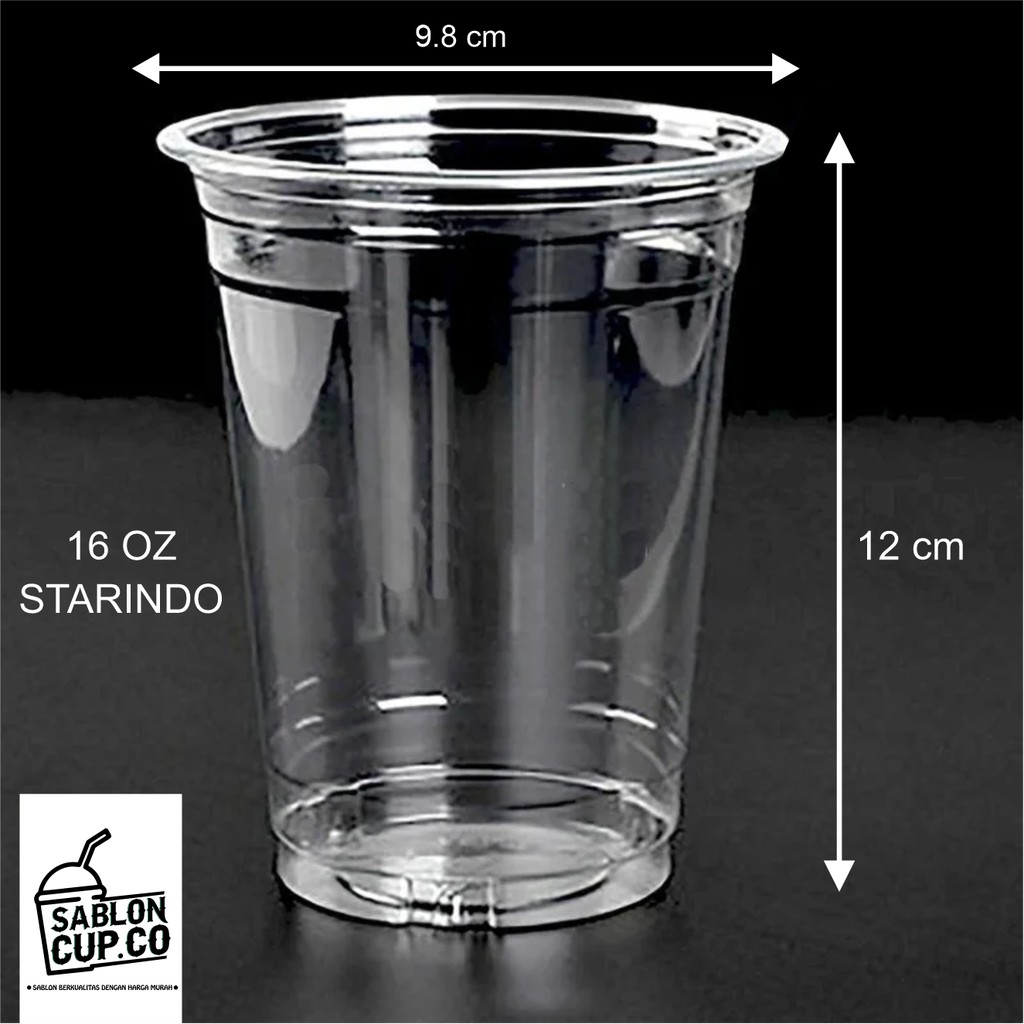 Jual Cup minuman Polos ukuran 16 Oz Merek Starindo | Shopee Indonesia