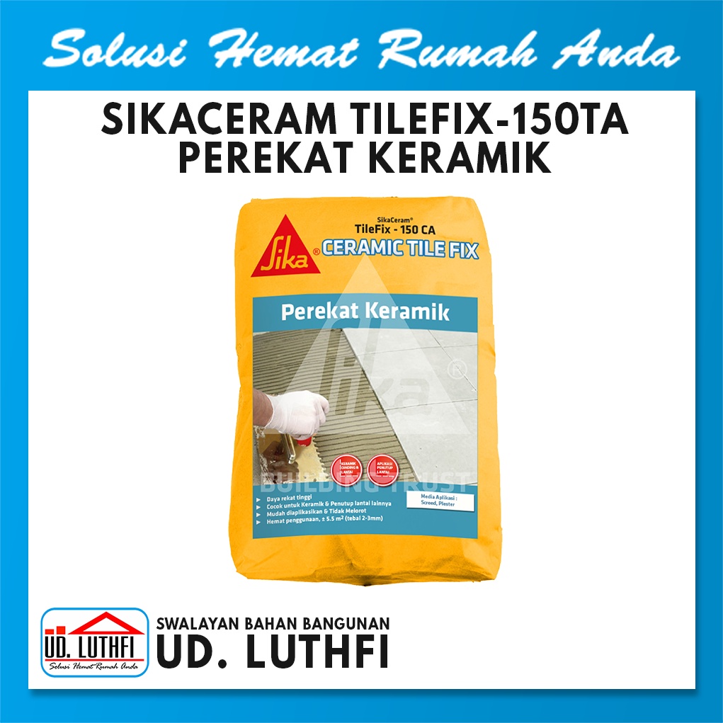 Jual Semen Perekat Keramik Lantai Dinding 25kg / SikaCeram 150 CA 25kg ...