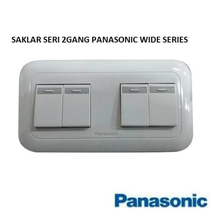 Jual SAKLAR SERI PANASONIC DOUBLE 2GANG WEJ5531 | Shopee Indonesia