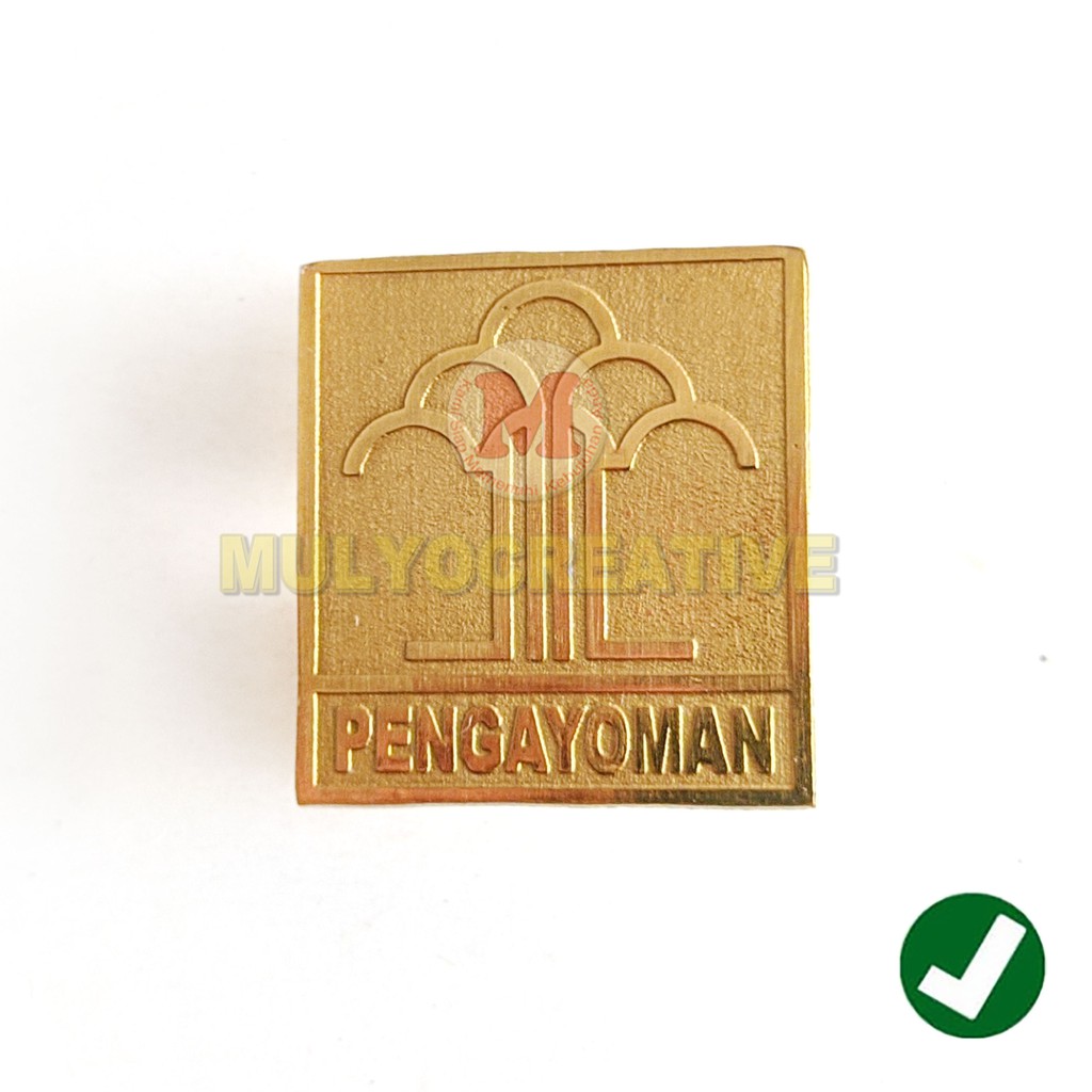 Jual Pin Pengayoman Brevet Pengayoman Atribut Kemenkumham | Shopee ...