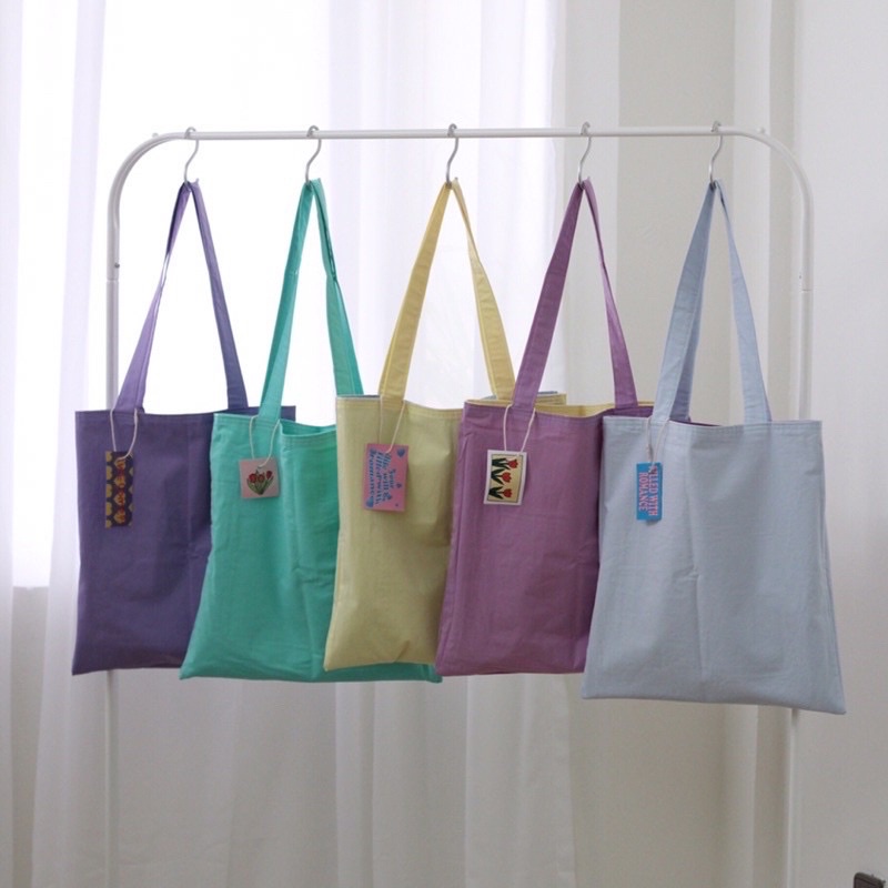 Jual Tas unisex unik warna pastel aesthetic tas jalan tas kuliah tas ...