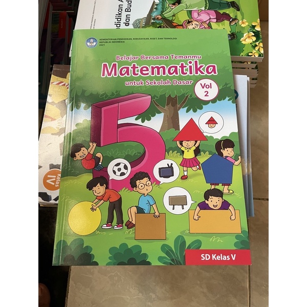 Jual buku matematika kelas V SD semester 2 kurikulum merdeka | Shopee Indonesia