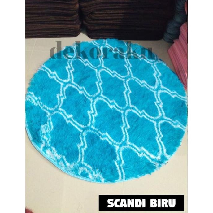 Jual Karpet MOTIF BARU Bulat Karpet Alas Lantai Diameter 1 Meter ...