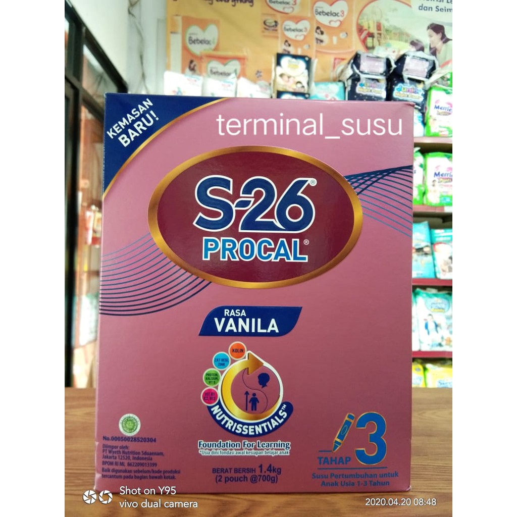Jual Susu S26 Procal Tahap 3 1400 Gram Usia 1-3 Tahun | Shopee Indonesia