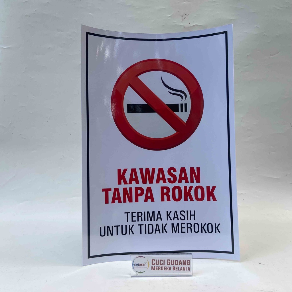 Jual Poster Kawasan Tanpa Rokok, Poster Dilarang Merokok | Shopee Indonesia