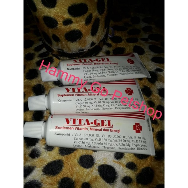 Jual vitagel vitamin hamster . kucing . iguana | Shopee Indonesia