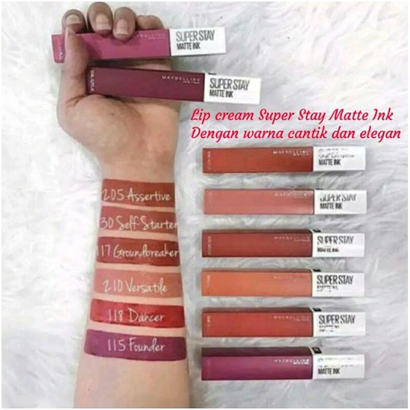 Jual Maybelline Superstay Matte Ink/Lip Cream Maybelline Superstay Matte Ink | Shopee Indonesia