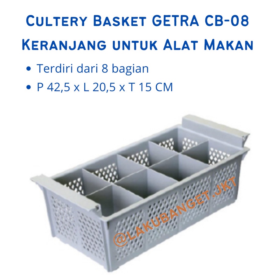 Jual Cultery Basket GETRA CB-08 / Keranjang untuk Alat Makan GETRA CB ...