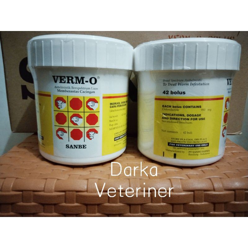 Jual Verm O 42 Bolus ( obat cacing sapi )~original | Shopee Indonesia