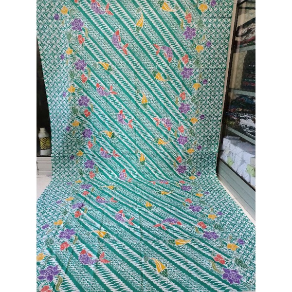 Jual Batik Cap Lamongan motif bandeng lele tengah motif | Shopee Indonesia