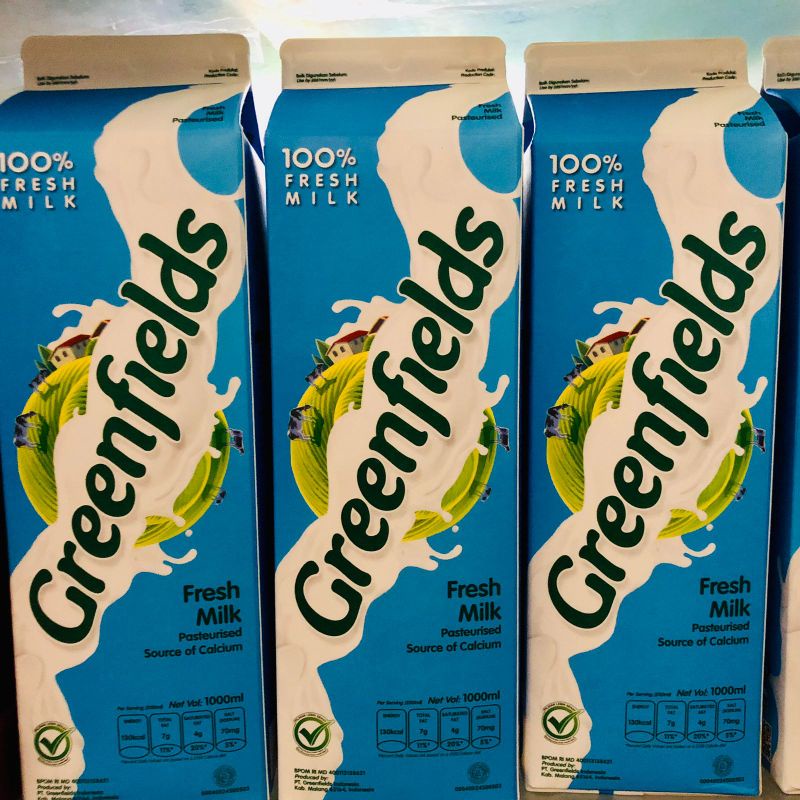 Jual Greenfields Greenfield Fresh Milk 1lt - Susu Greenfields | Shopee ...