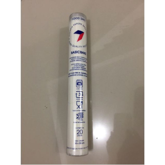 Jual Seven Papers Baking Paper 30x30cm Siliconized Kertas roti Alas ...