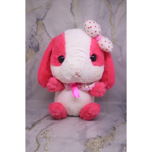 Jual Pote Usa Loppy strawberry feeling jumbo Toreba soft pink | Shopee ...