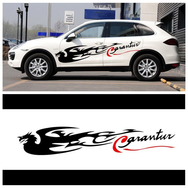 Jual stiker sticker mobil costom stiker drantur stiker naga grantur ...