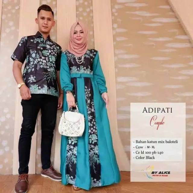 Jual BATIK ADIPATI COUPLE BATIK SYARI BATIK GAMIS BALOTELI BATIK PRIA ...