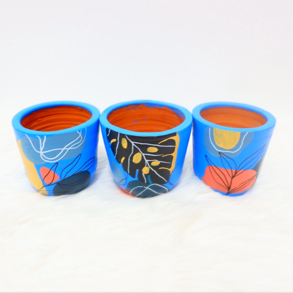 Jual POT GERABAH / POT LUKIS / POT KAKTUS / POT AESTHETIC | Shopee ...