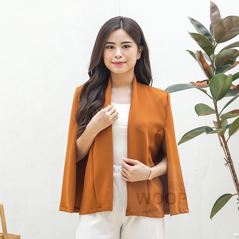 Ruched Blazer Boohoo Blazers Womens Jual Cape Blazer Outter Wanita ...