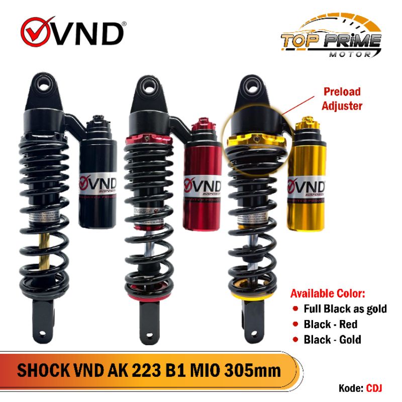 Jual Shock Mio VND AK 223 B1 305mm | Shopee Indonesia