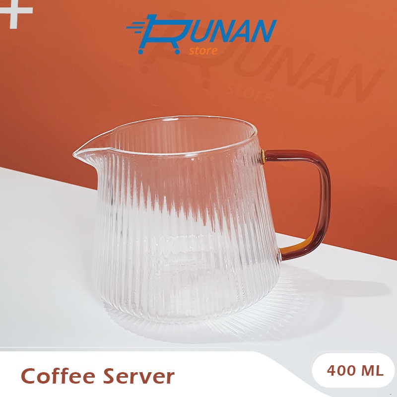 Jual Coffee Server 400ml Teko Kaca Kopi Tea Server Pitcher Minuman 400 ...
