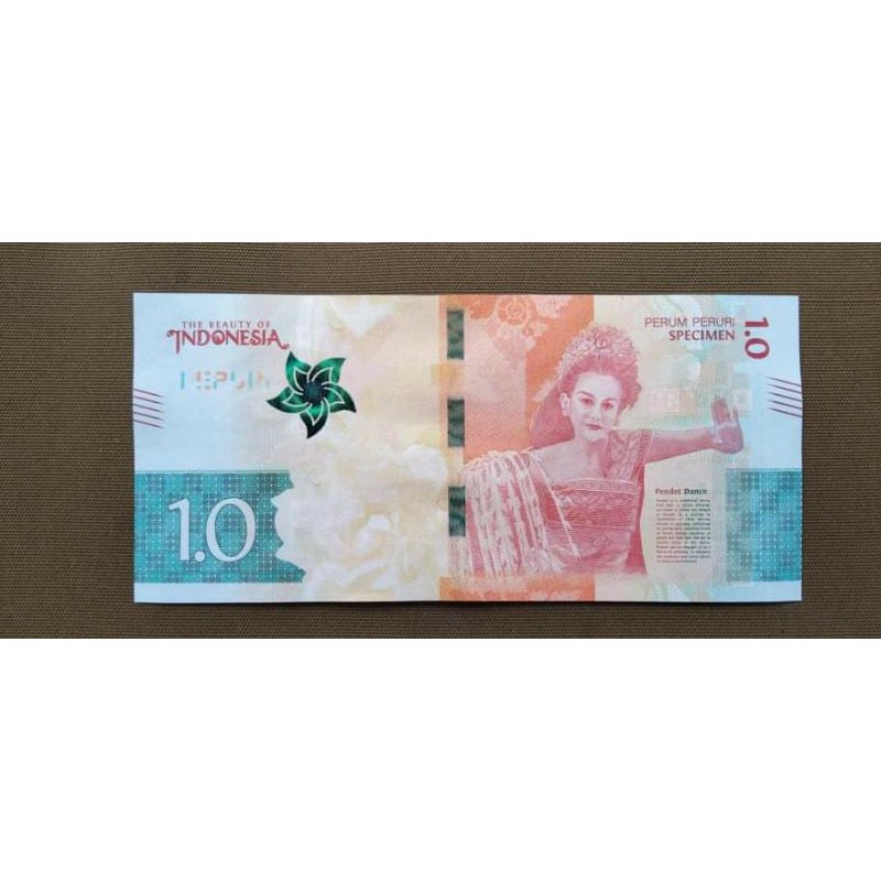 Jual test note specimen 1.0 Peruri penari Bali tahun 2015 | Shopee ...