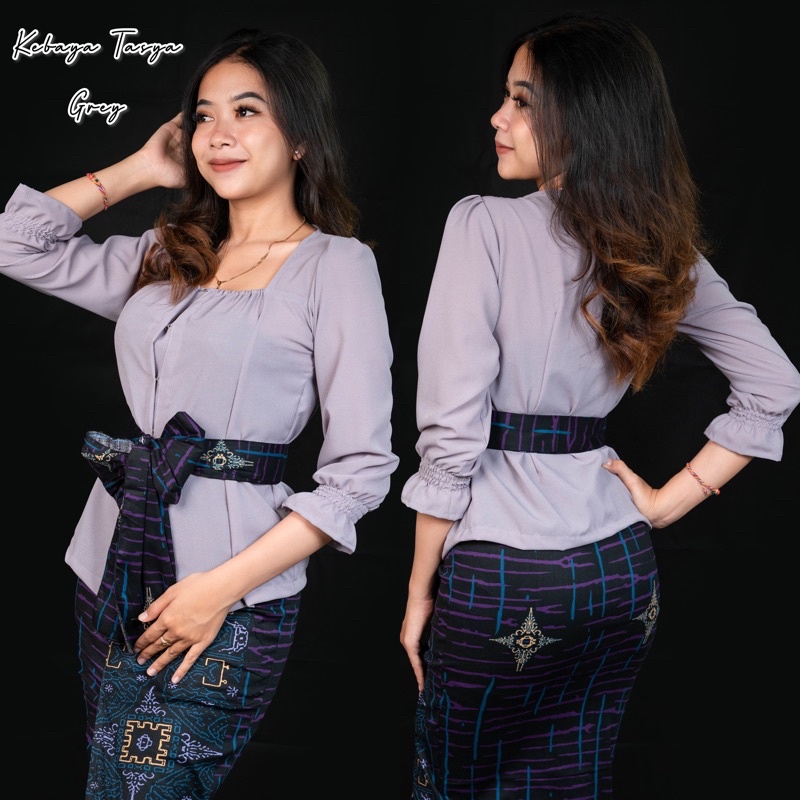 Jual Kebaya Tasya Leher Sabrina/Kebaya Cantik murah/Kebaya Bali ...