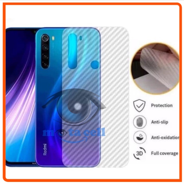 Jual XIAOMI REDMI NOTE 8 SKIN/GARSKIN/STICKER/ANTI GORES CARBON FIBER ...