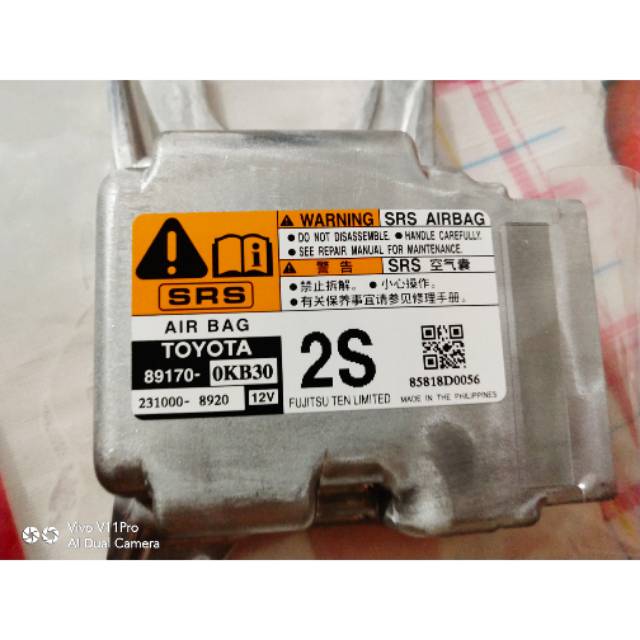 Jual Module Modul Airbag Air Bag Fortuner Vrz OKB30 Original | Shopee ...