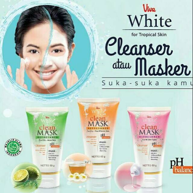 Jual VIVA CLEAN MASK 50 GR | Shopee Indonesia