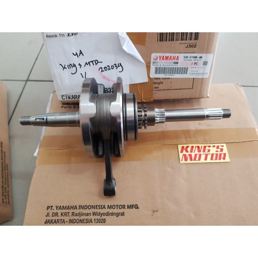 Jual kruk ker as crankshaft assy XEON RC GT125 original YGP S L2132 S L Motor | Shopee Indonesia