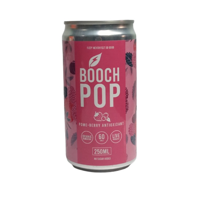Jual Booch Pop Organic Kombucha Pom Berry Antioxidant 250Gr | Shopee ...