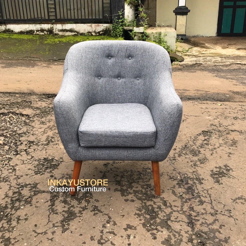 Jual SOFA SINGLE MINIMALIS RETRO | SOFA SINGLE MODEL RETRO | SOFA SINGE ...