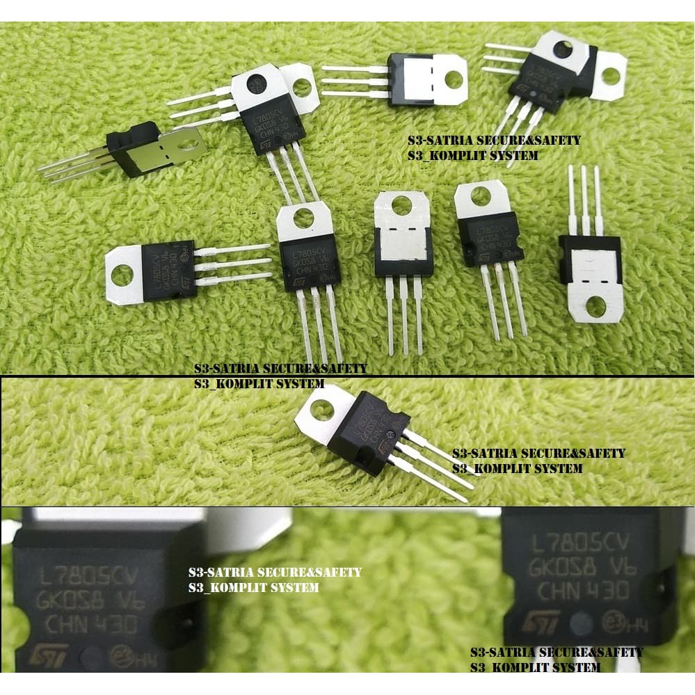 Jual Mosfet ST L7805 L7805CV IC L 7805CV transistor L 7805 CV | Shopee ...
