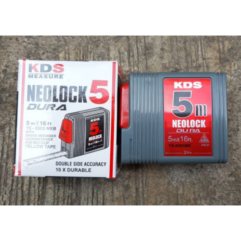 Jual Meteran KDS NEOLOCK 5 m x 16 ft - KDS Measure Neolock YS 5005 MEB ...