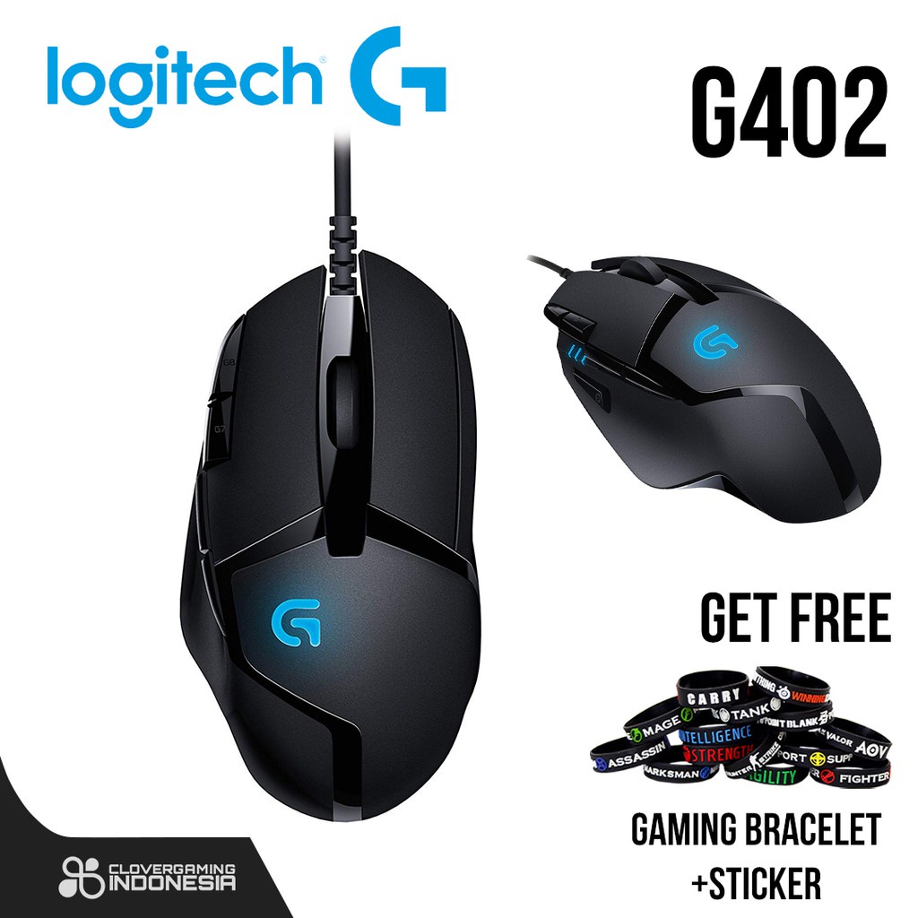 Jual Logitech G402 Hyperion Fury Gaming Mouse G-402 G 402 | Shopee ...