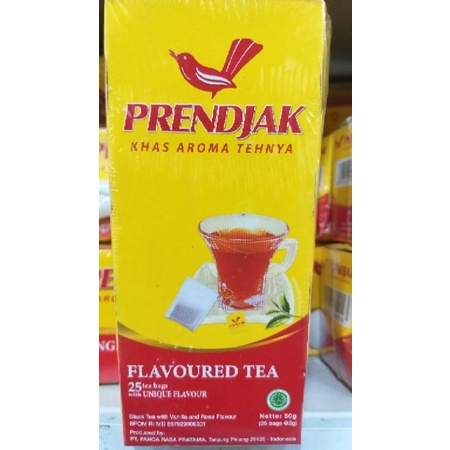 Jual KZ - prendjak teh celup isi 25'S teh hitam rasa vanila & mawar ...