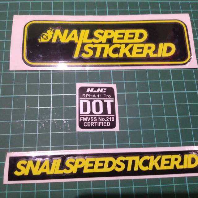 Jual Sticker helmet logo DOT HJC RPHA 11 CERTIFIED | Shopee Indonesia