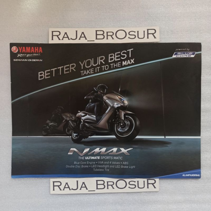 Jual Poster brosur Yamaha N Max 2015 timbal balik | Shopee Indonesia