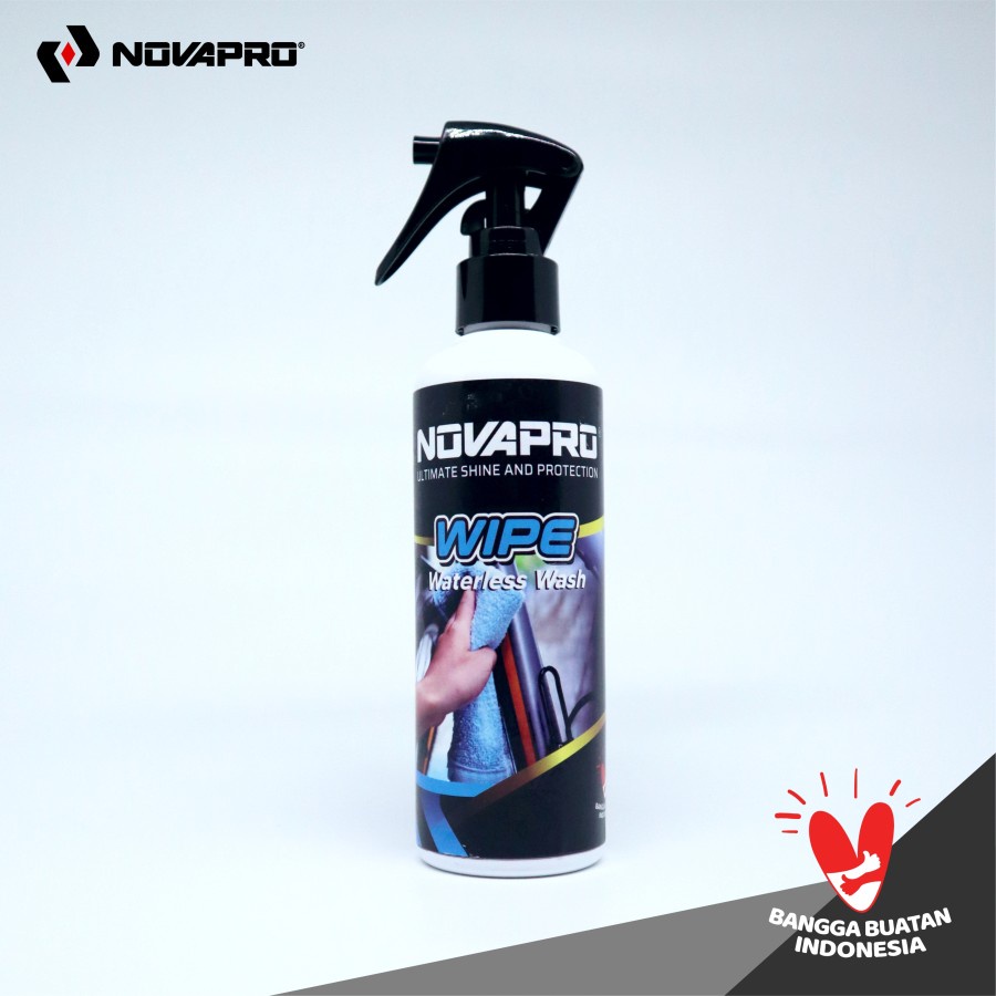 Jual NOVAPRO WIPE Spray Cuci Sepeda Tanpa Air Waterless Wash 250ml ...