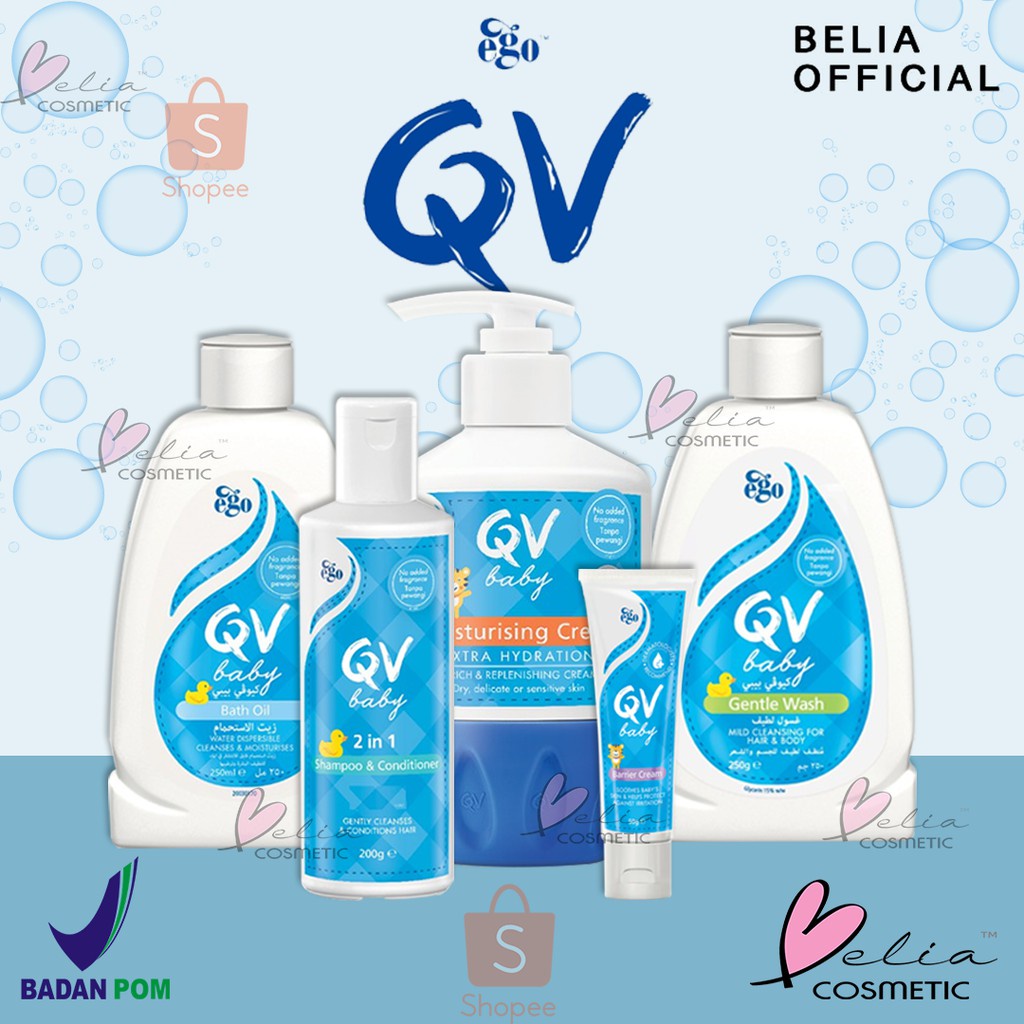 Jual VINLA QV Baby Bath Oil | Shampoo & Conditioner | Barrier Cream ...
